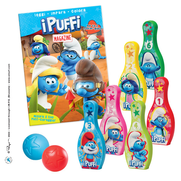 I Puffi - Magazine + il gioco del bowling – Tridimensional Srl